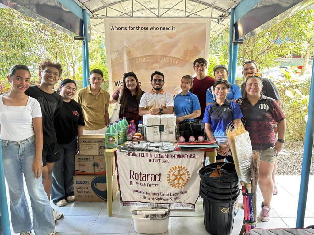 PROJECT PAGLINGAP: Rotaract Club of Lucena South Visits Sinag Kalinga ...
